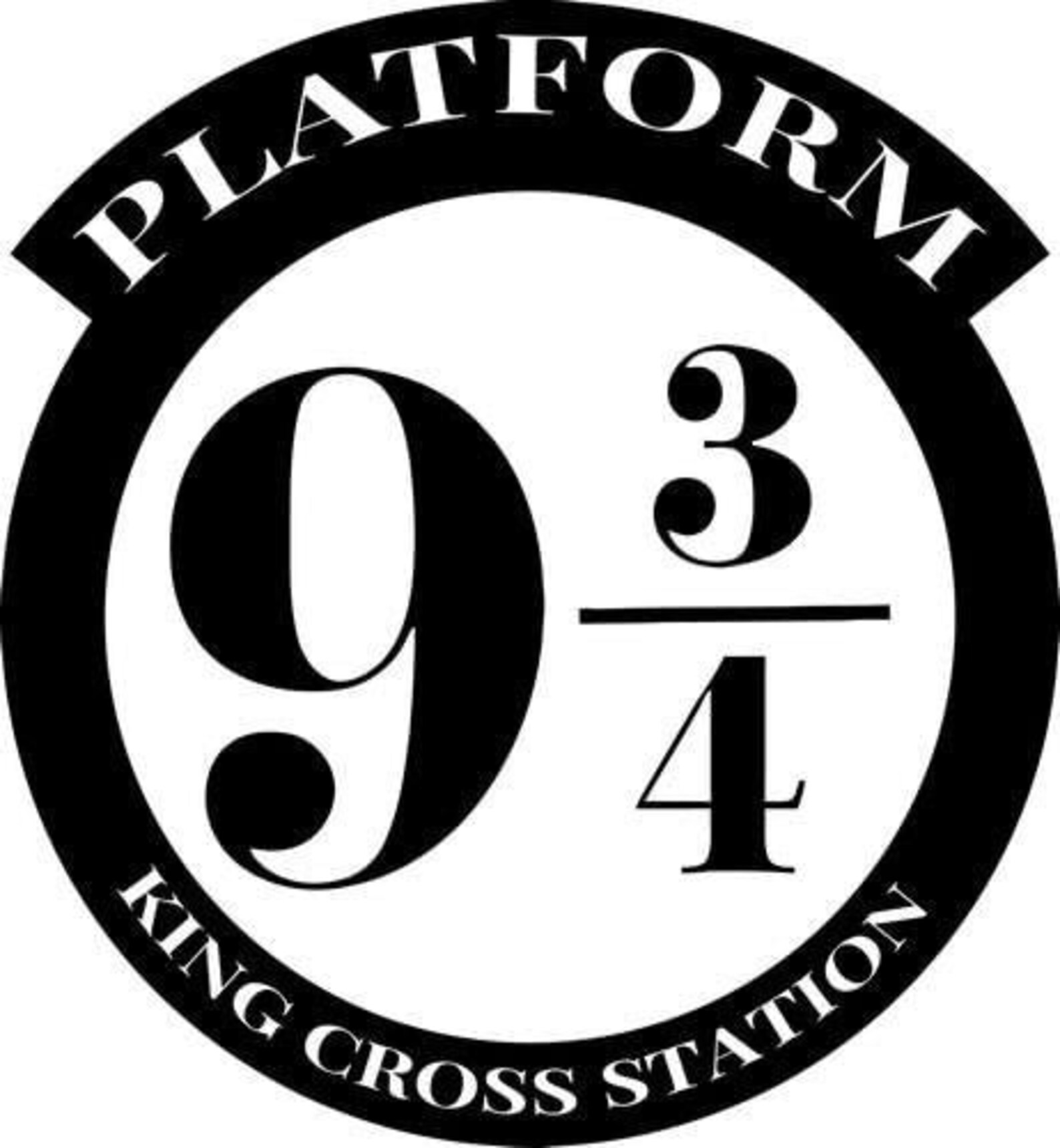 Platform 934 King Cross Station Vinyl Decal Sticker Bumper Car Truck ...