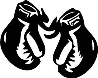 Boxing Glove Window Decal - Etsy
