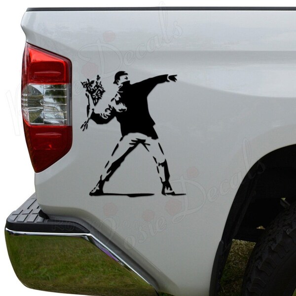 Banksy Car Decal - Etsy