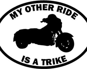 My Other Ride is Decal - Etsy