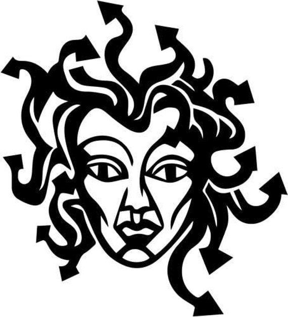 Medusa Vinyl Decal Sticker Bumper Car Truck Window | Etsy