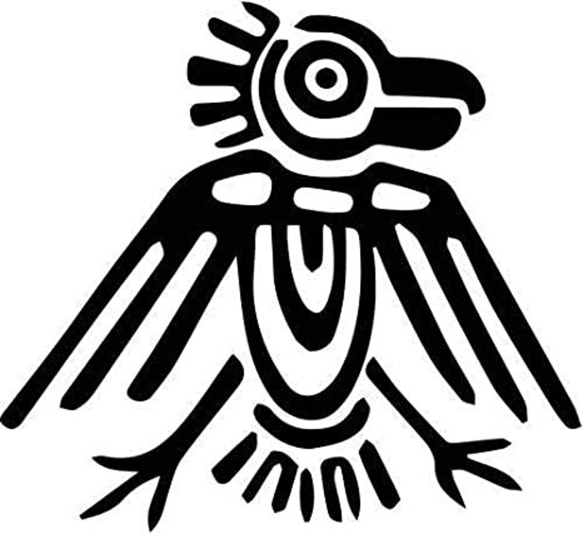 Aztec Ancient Art Bird Vinyl Decal Sticker Bumper Car Truck | Etsy
