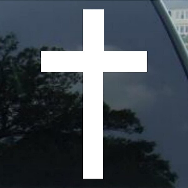 Cross Decal - Etsy
