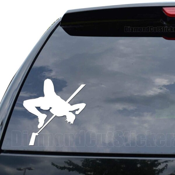Pole Vault Car Sticker - Etsy