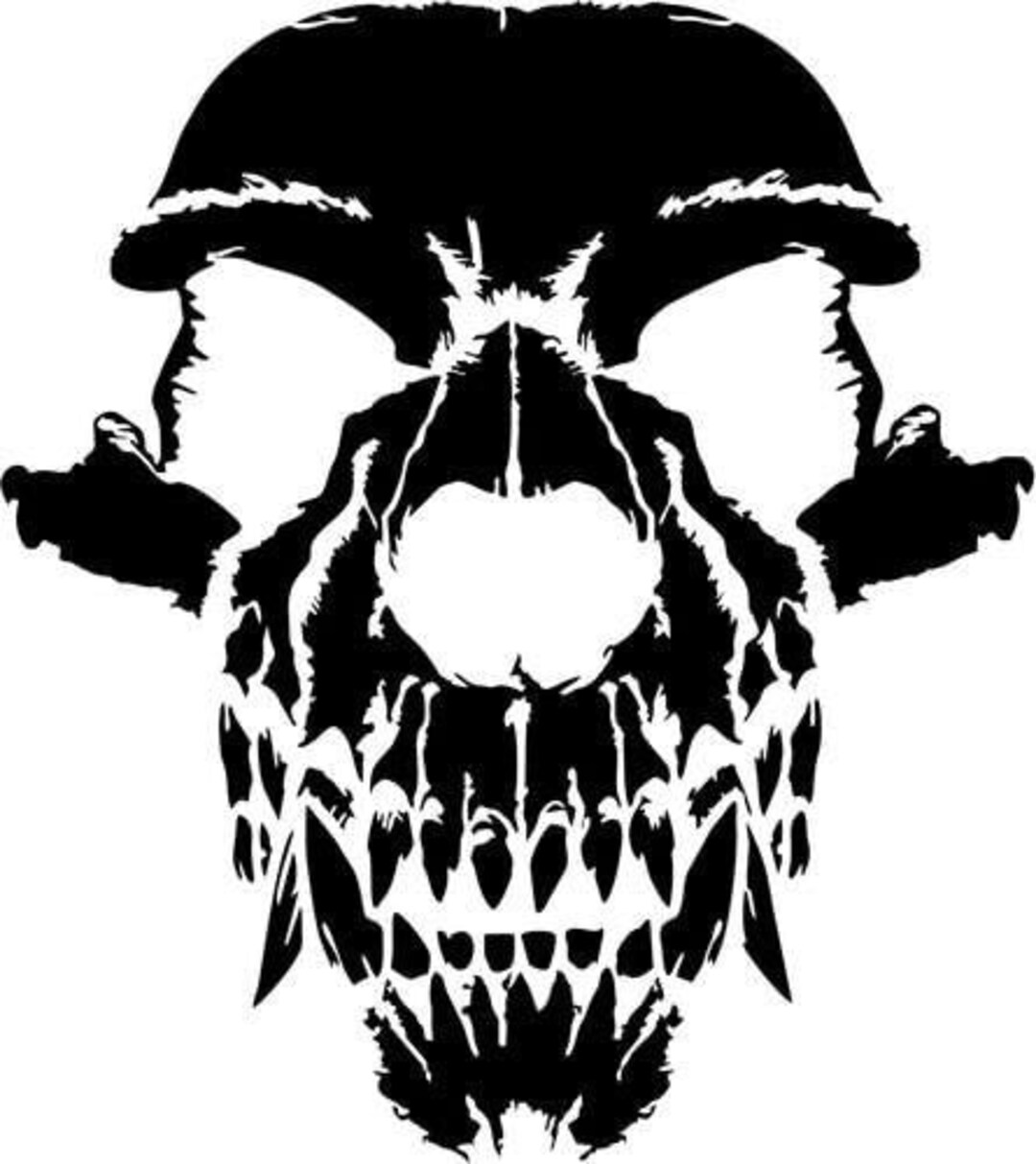 Coyote Skull Vinyl Decal Sticker Bumper Car Truck Window - Etsy