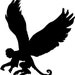 Animal_flying_monkey Decal Sticker Sticker Graphic Auto, Wall, Laptop ...