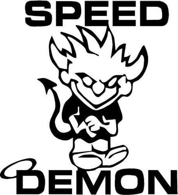 Speed Demon JDM Vinyl Decal Sticker Bumper Car Truck Window | Etsy
