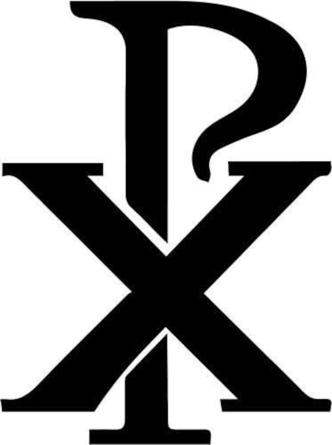 Chi Ro Px Christian Cross Vinyl Decal Sticker Bumper Car Truck Window ...