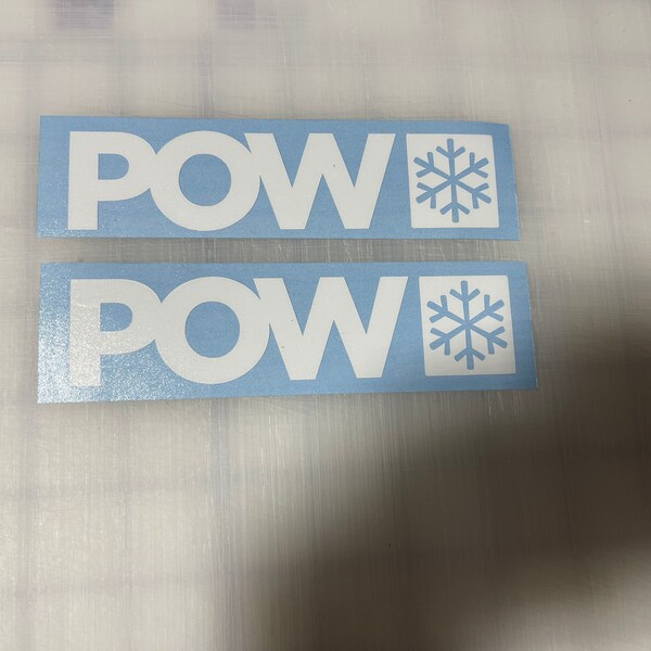 Pow Decal - Etsy