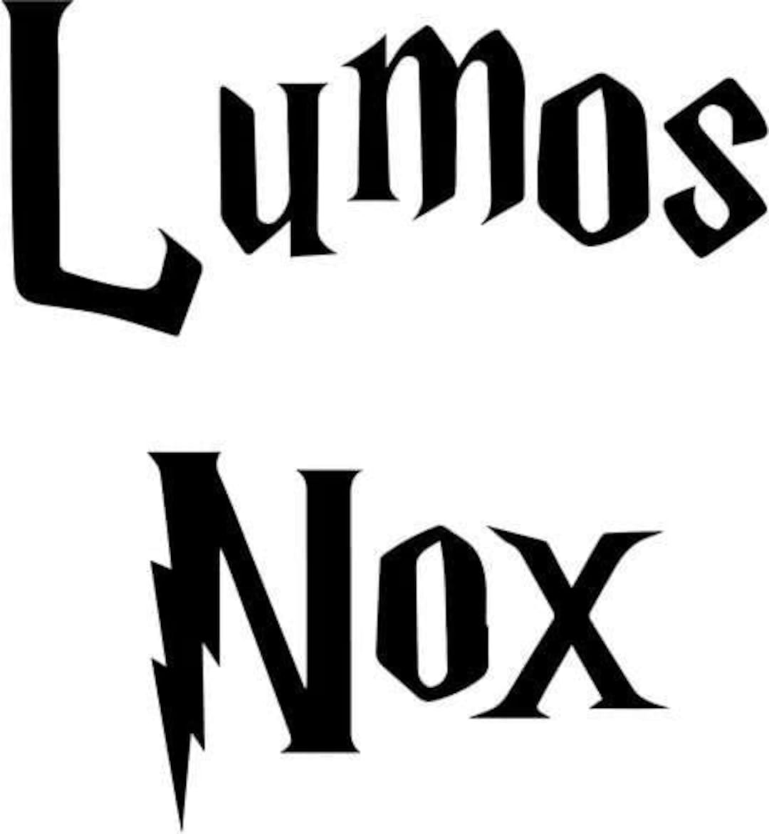 Hp Lumos Nox Vinyl Decal Sticker Bumper Car Truck Window - Etsy