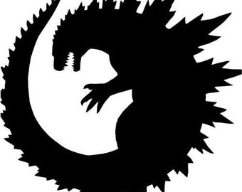 Godzilla Vinyl Decal Sticker Bumper Car Truck Window - Etsy