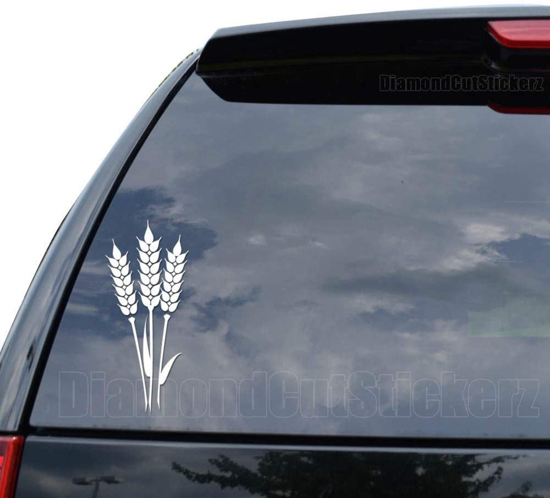 Wheat Chaff Farming Farmer Grain Decal Sticker Car Truck Motorcycle ...