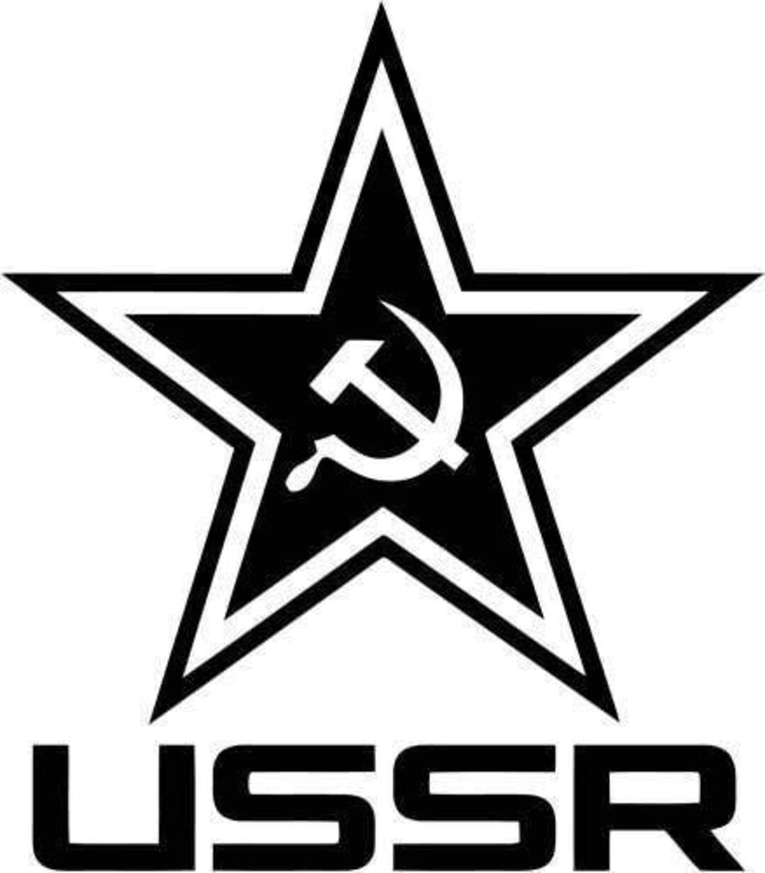 USSR Russia Star Vinyl Decal Sticker Bumper Car Truck Window - Etsy