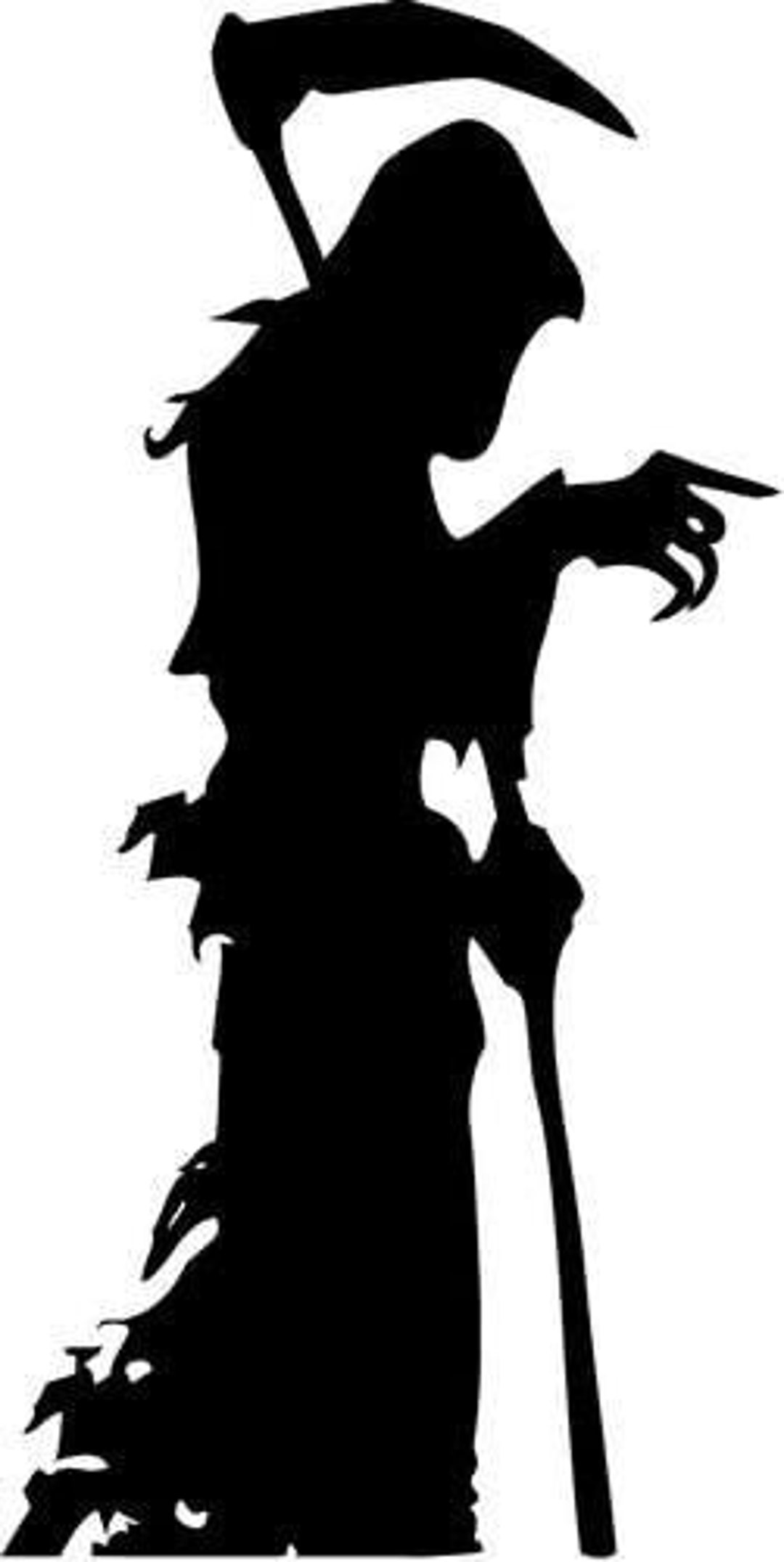 Grim Reaper Vinyl Decal Sticker Bumper Car Truck Window - Etsy