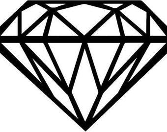 Diamond Window Decal - Etsy