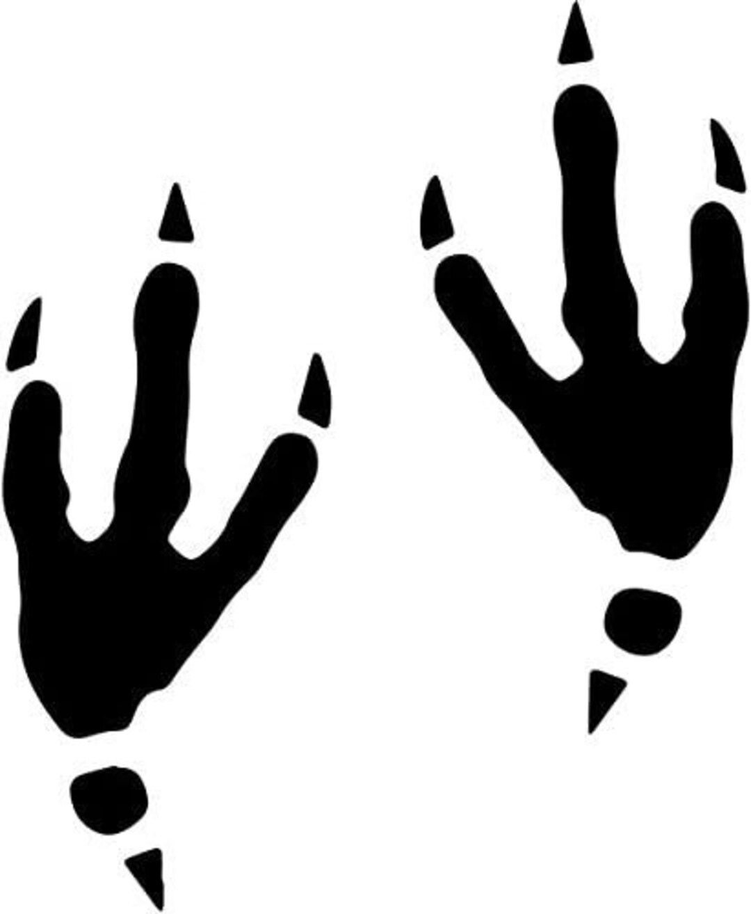 Turkey Prints Tracks Vinyl Decal Sticker Bumper Car Truck Window - Etsy