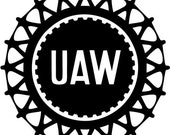 Corporatelogo_uaw_united_auto_workders Vinyl Decal Sticker - Etsy