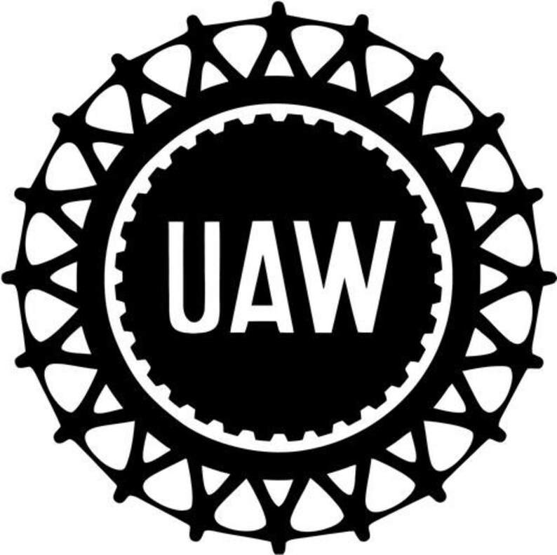 Corporatelogo_uaw_united_auto_workders Vinyl Decal Sticker Bumper Car ...
