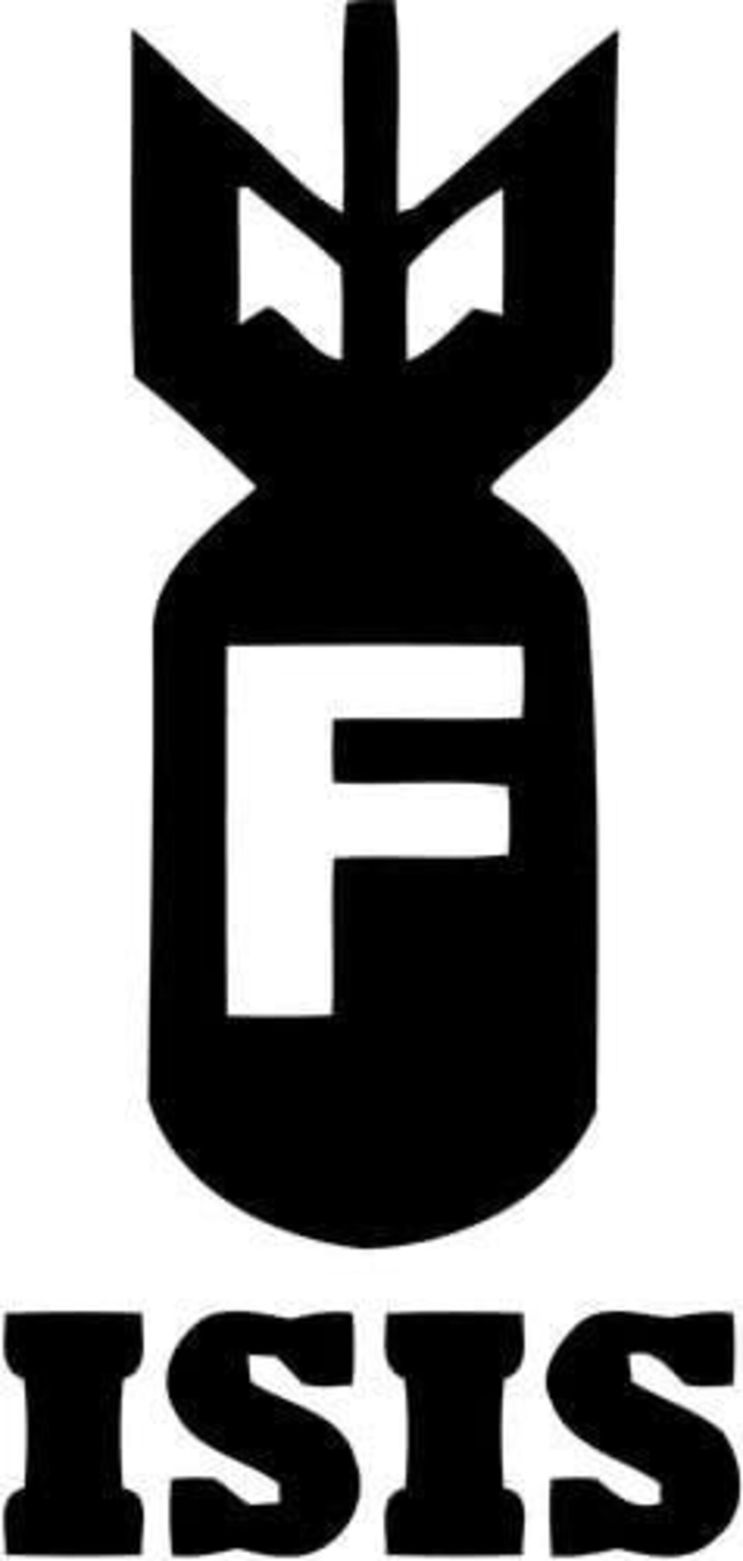 F Bomb Isis Vinyl Decal Sticker Bumper Car Truck Window - Etsy Australia