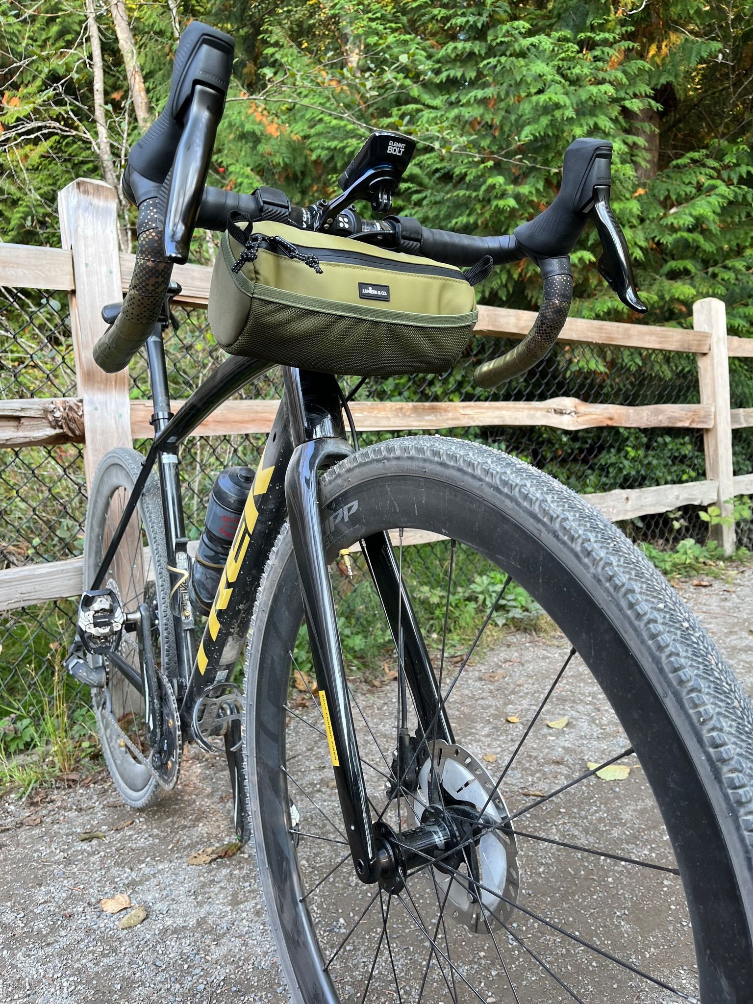 Olive Green Bike Handlebar Bag by Lumiere & Co. Bike Bag - Etsy