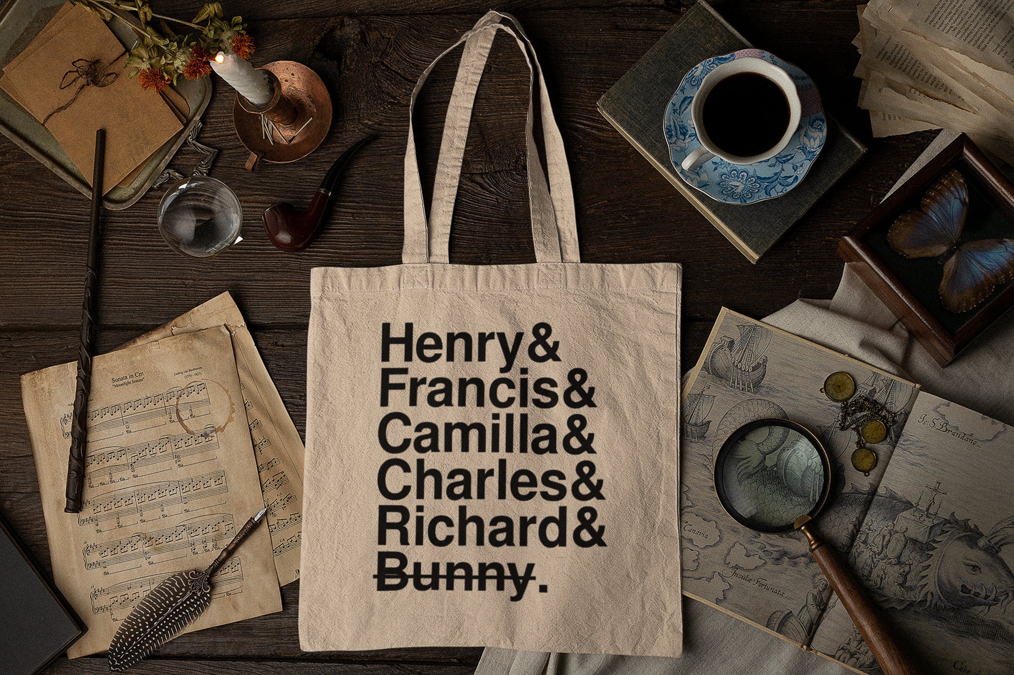 The Secret History Canvas Tote Bag - Etsy