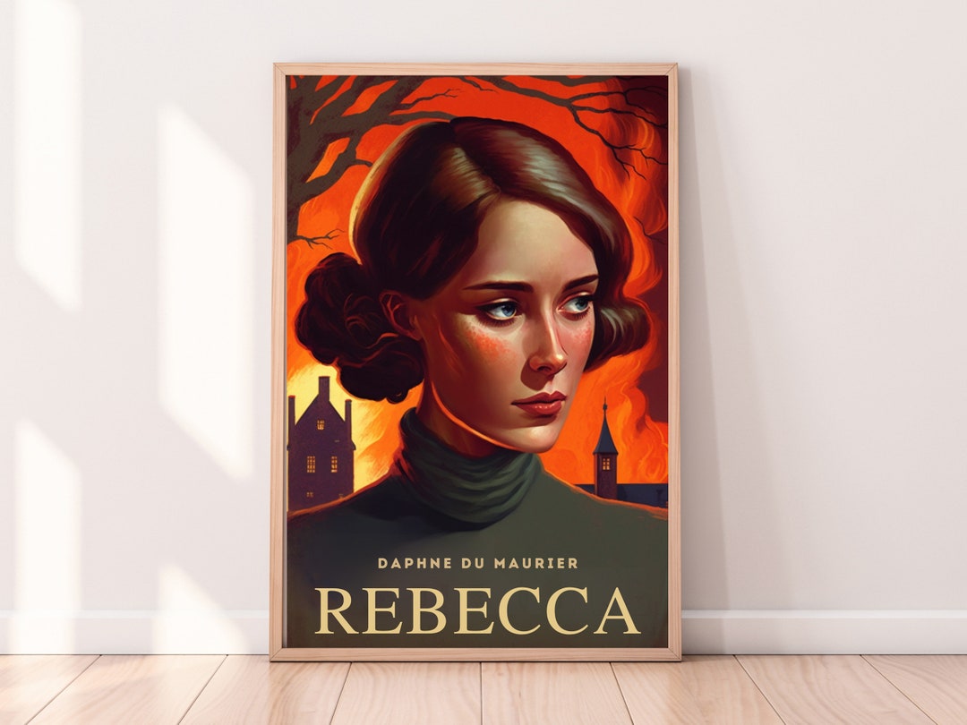 Rebecca Poster 1950s Vintage Pulp Fiction Style Archival Matte Paper ...