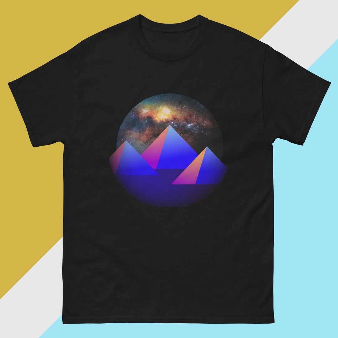 Space Pyramids - Graphic Tee - Etsy
