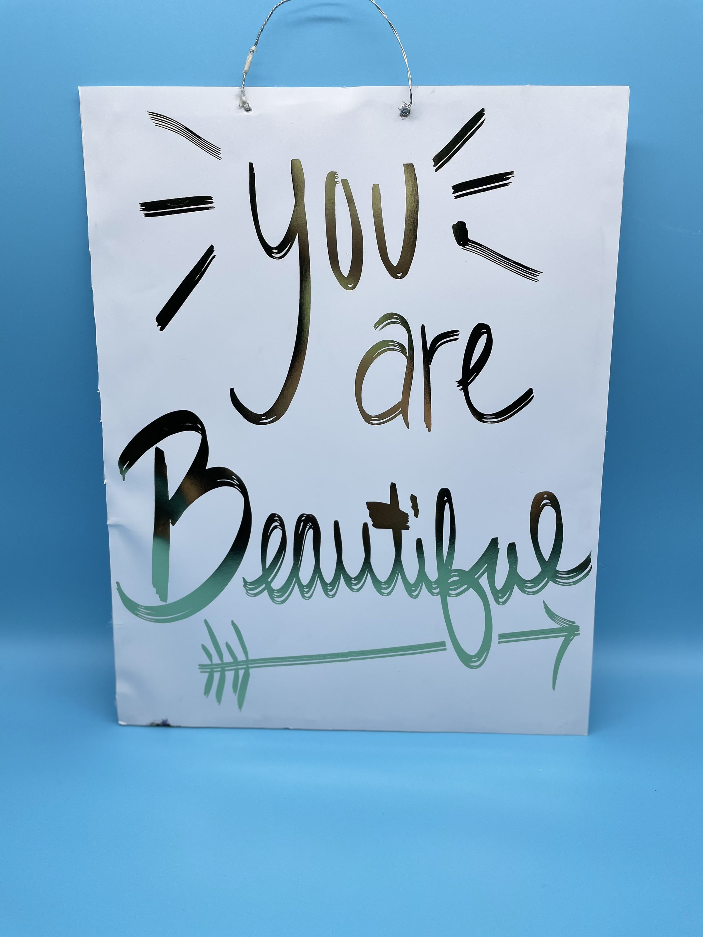 You Are Beautiful Sign - Etsy