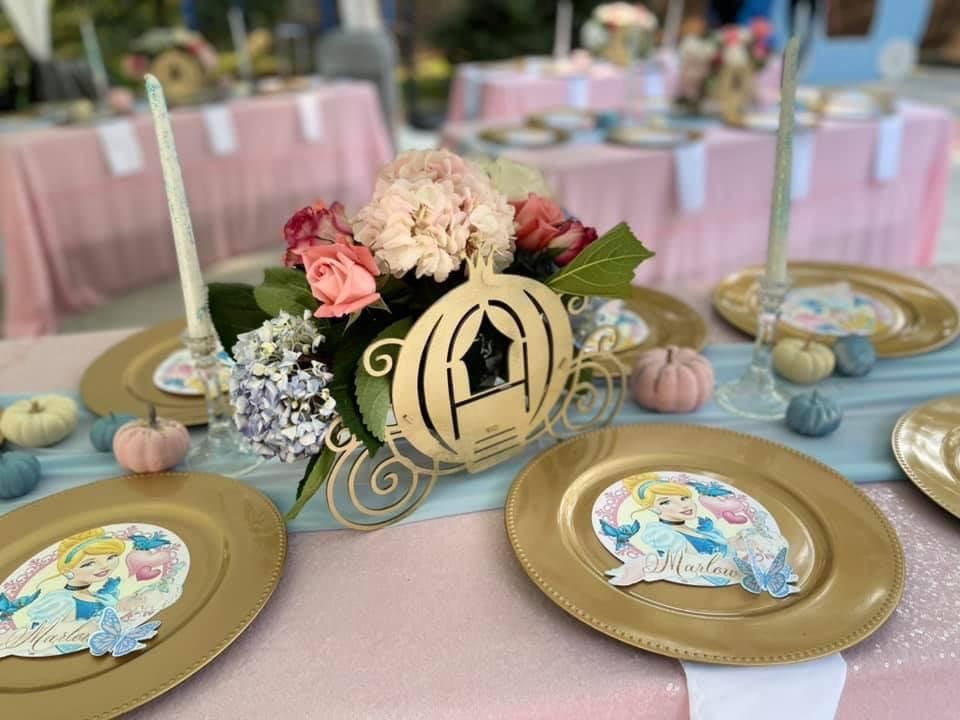 Cinderella Table Centerpiece