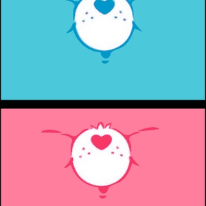 Care Bear Face Mask Pack Digital PNG - Etsy