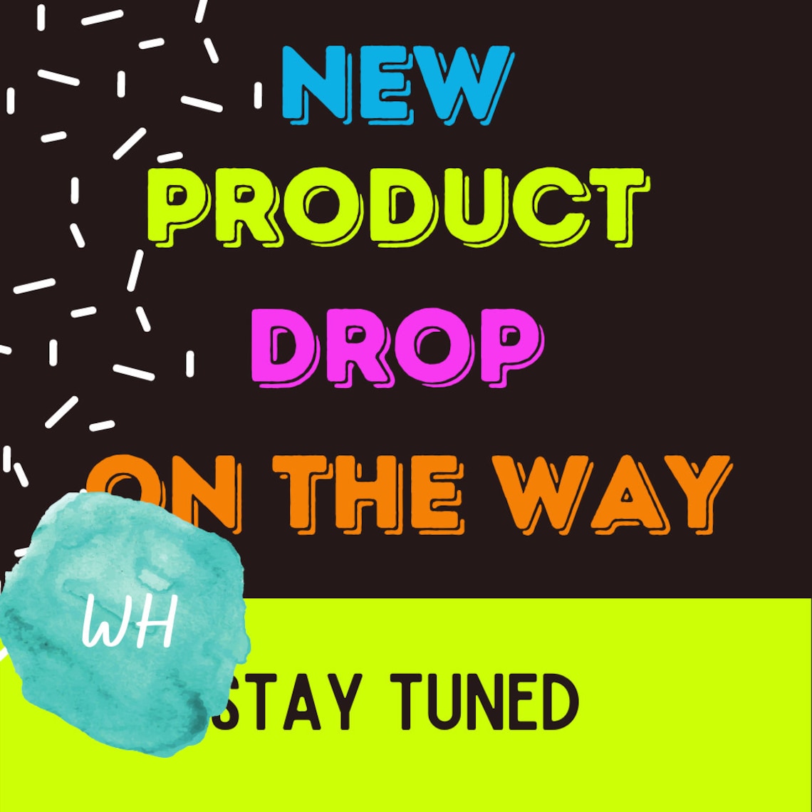 Product Drop Social Media digital Download - Etsy