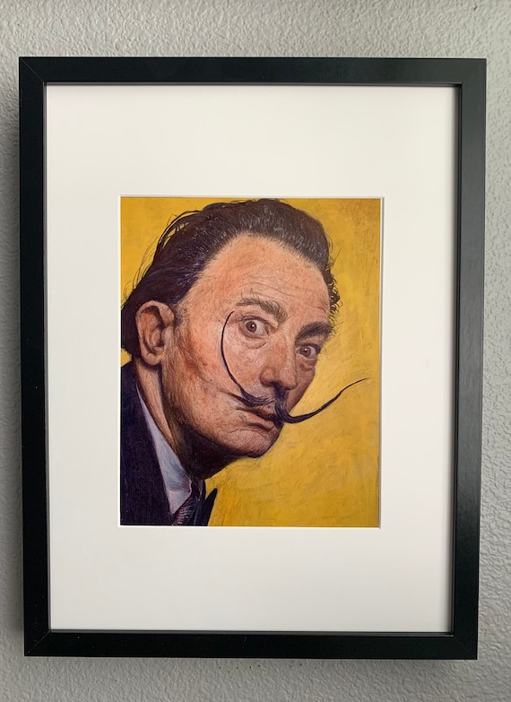 Salvador Dali Print Realism Colored Pencil Drawing Print - Etsy UK