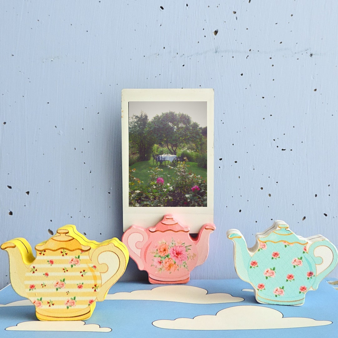 Tea Party Photo Stand Cute Photo Frame Party Favors - Etsy