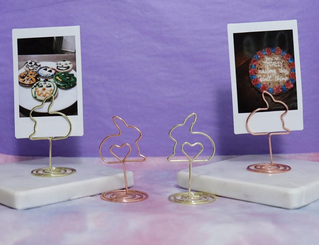 Bunny-shaped Photo Stand // Whimsical Home Decor Accent for Your Space ...