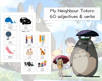 Japanese Adjective Flashcards Printable Flashcards (Download Now) - Etsy