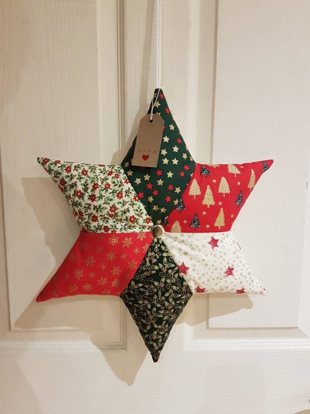 Extra Large Christmas Star, Door Hanging Christmas Decoration, Handmade ...