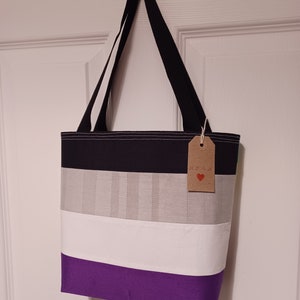 Custom, Made to Order Pride Flag Tote Bag, Handmade LGBTQIA+ Striped ...