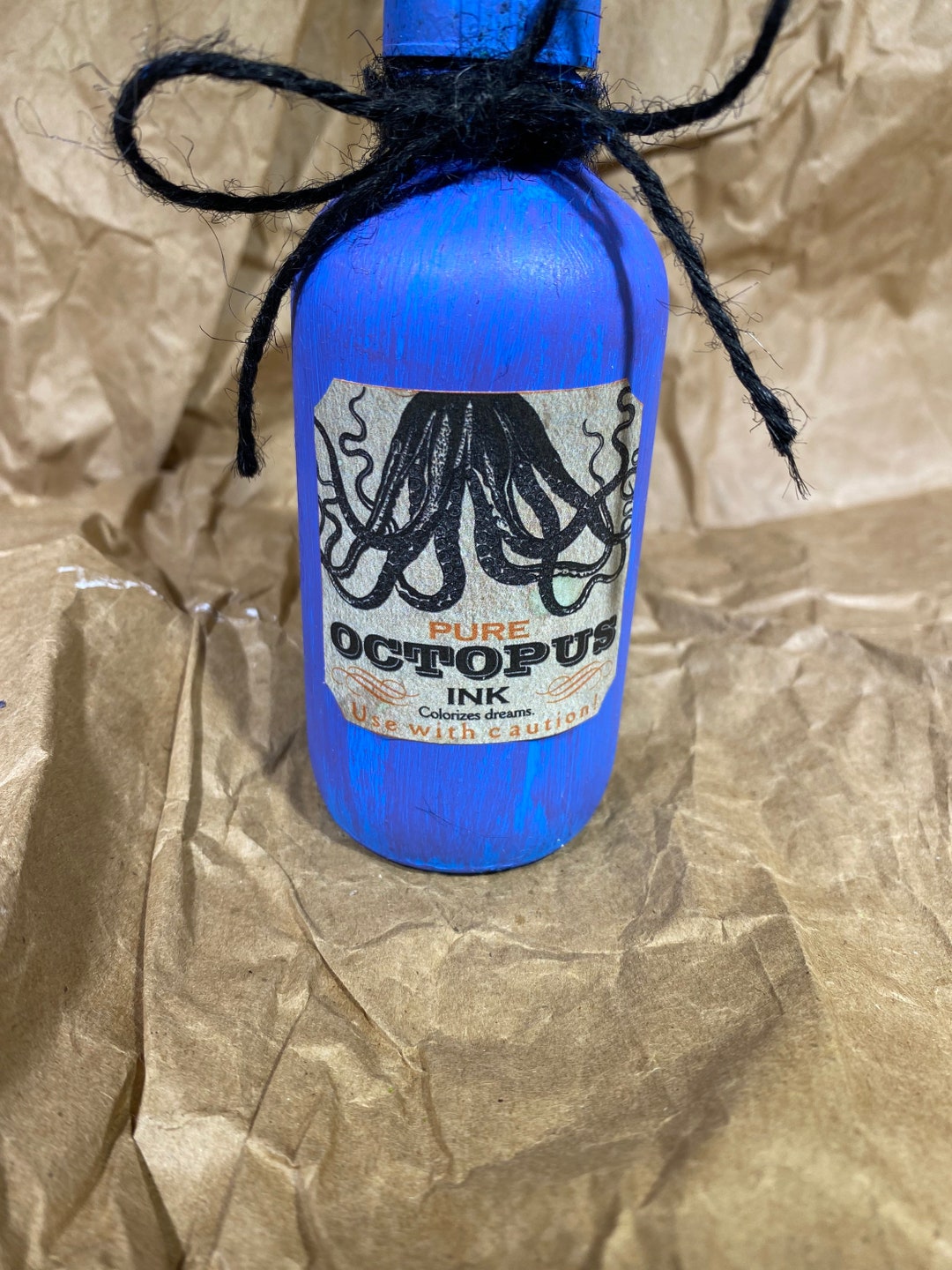 Octopus Ink Bottle - Etsy