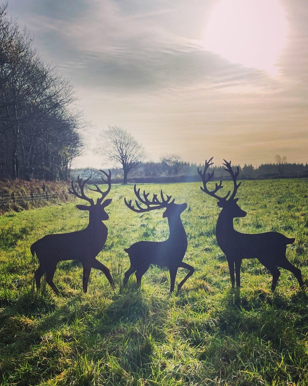 Reindeer , Garden Reindeer , Christmas Reindeer , Rustic Reindeer ...