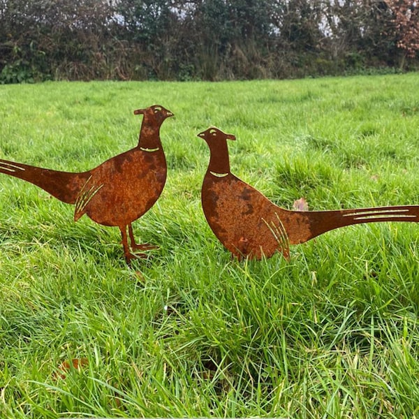Rusty Garden Ornaments - Etsy UK