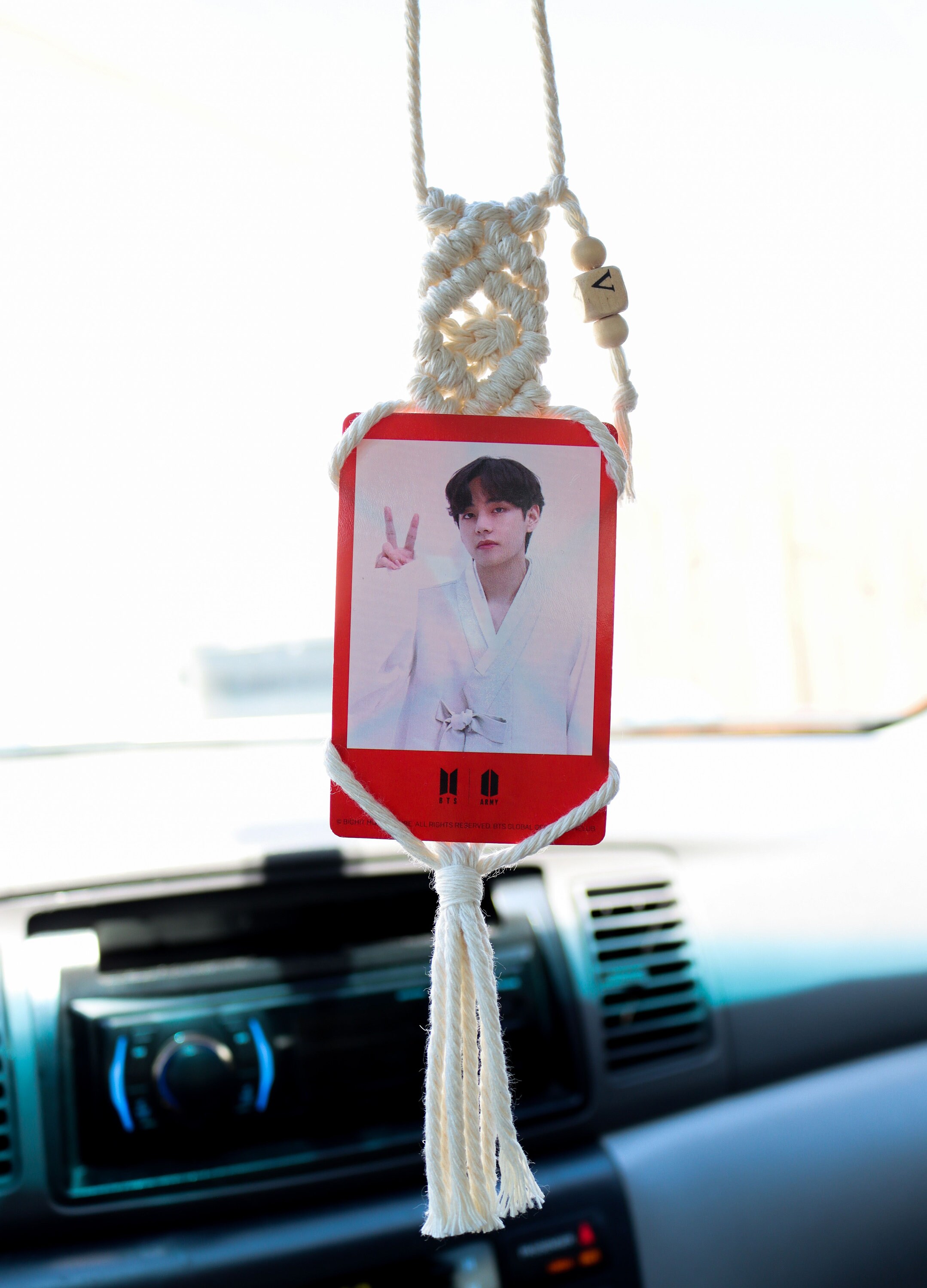 BTS Photocard Holder, Rear View Mirror Accessories, Car Decor, BTS Army ...