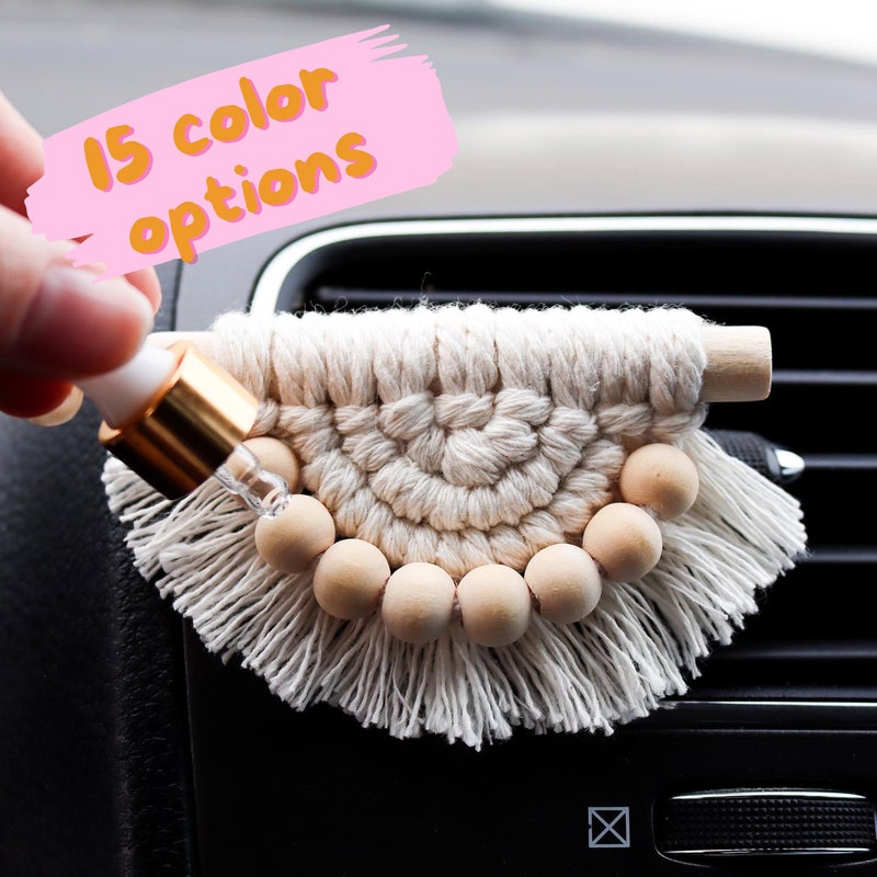 Macrame Car Diffuser - Etsy