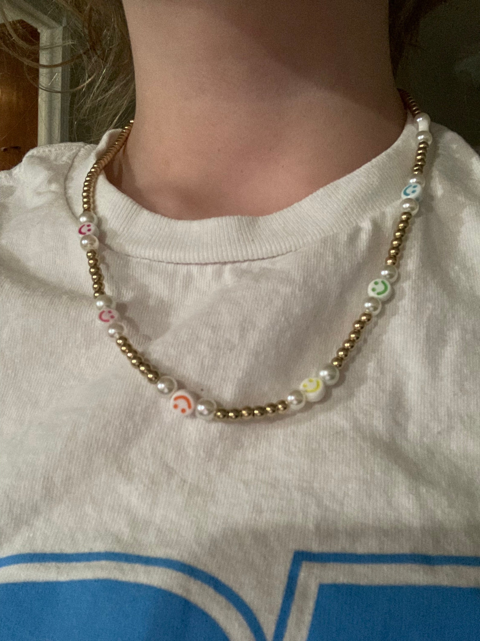 Smiley Necklace - Etsy