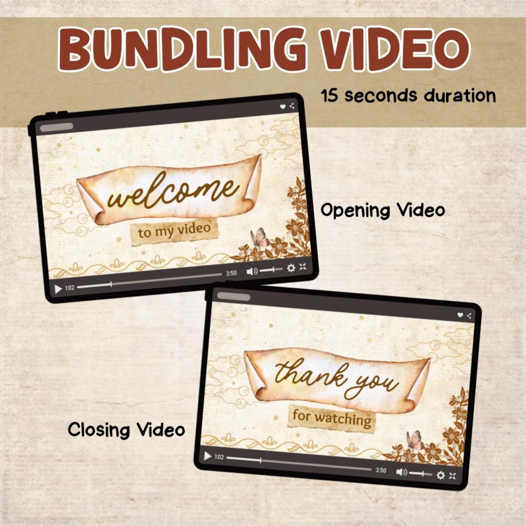 Opening and Closing Video (bundling Video) for Youtube No EDIT No Sound ...