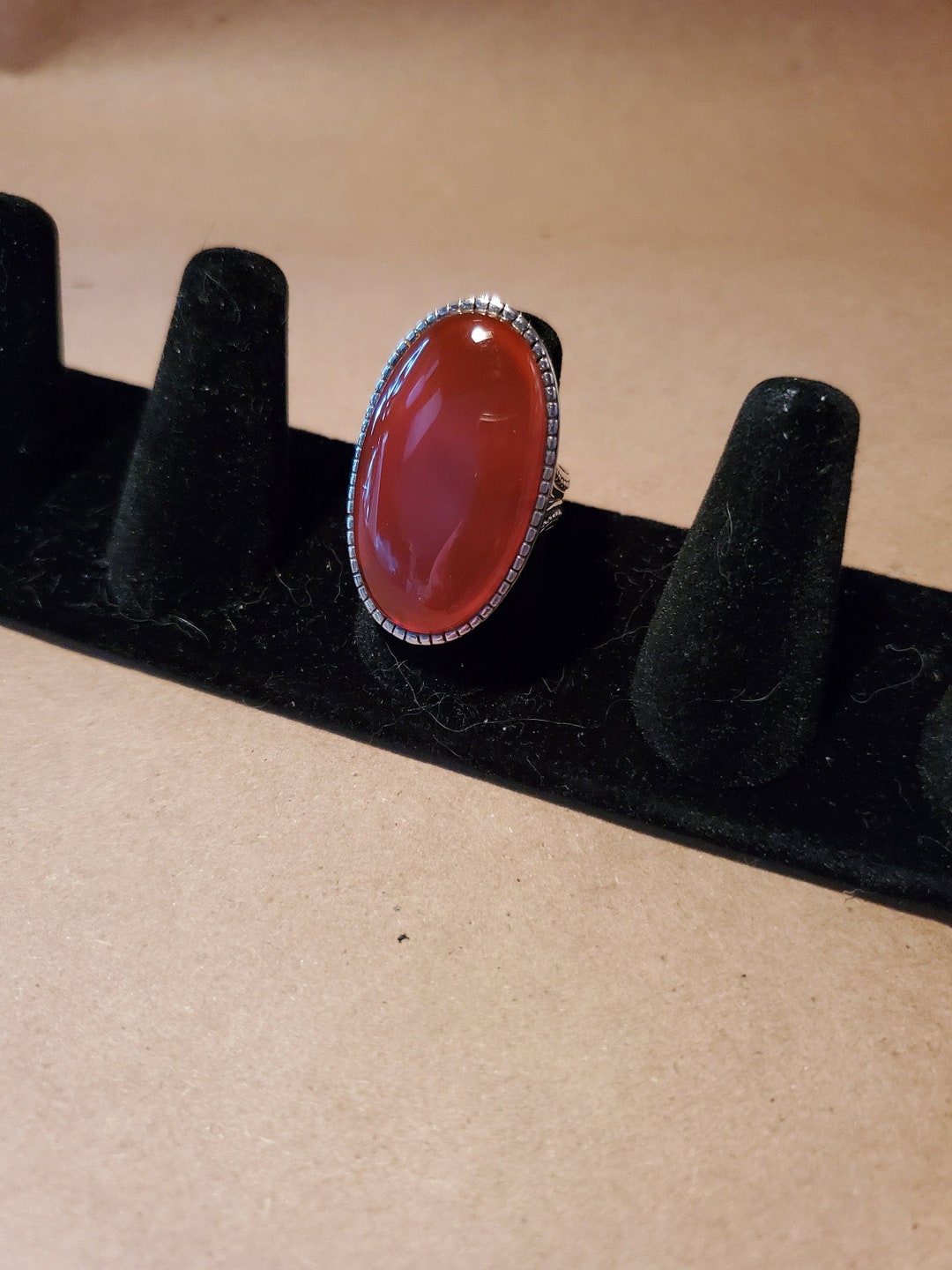 Studio Barse Silver Carnelian Ring - Etsy