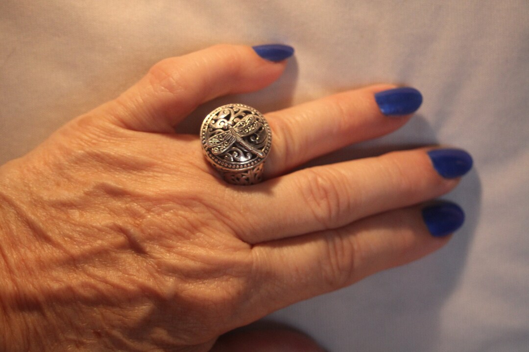 Samuel Benham Dragonfly Ring - Etsy