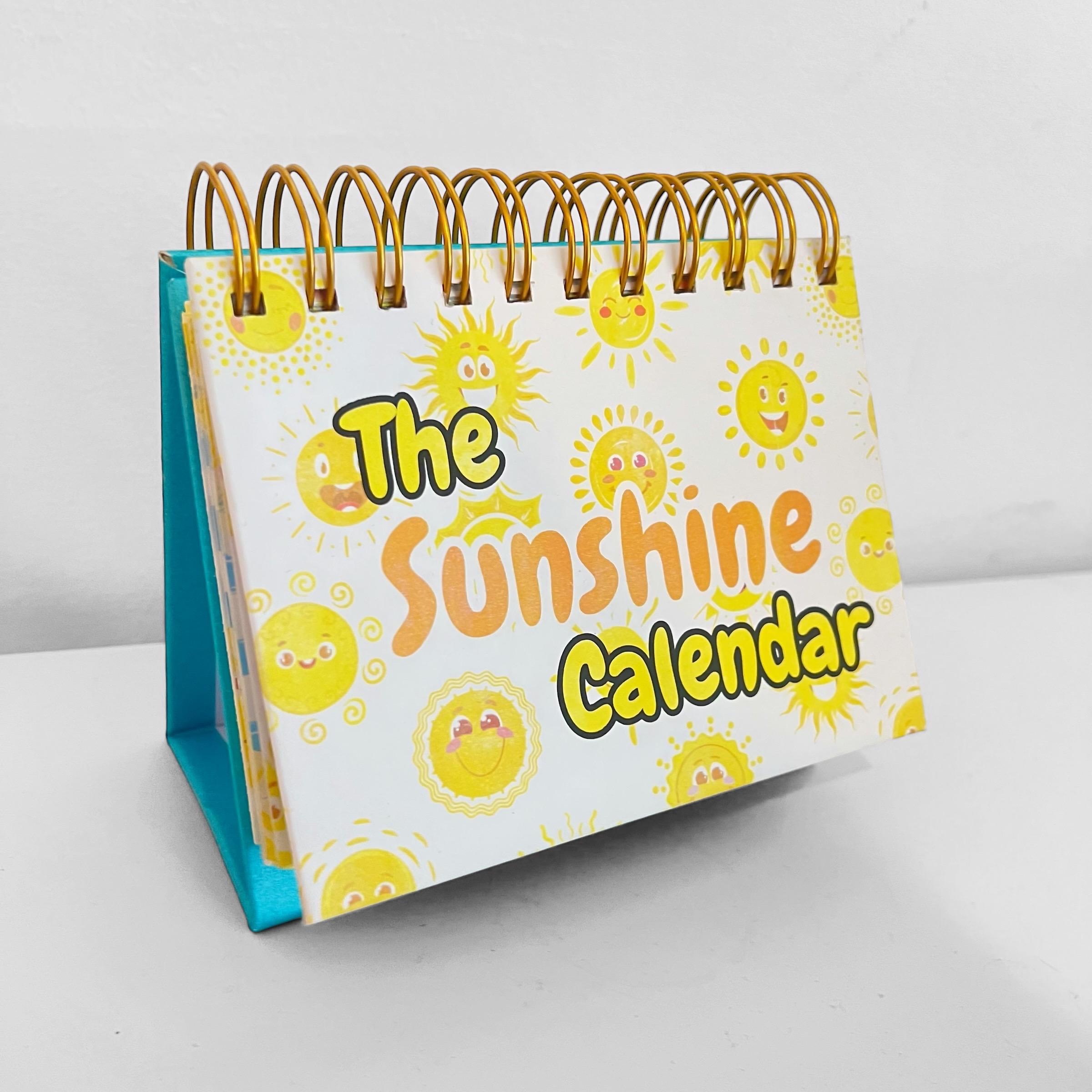 The Sunshine Calendar, Kids Calendar, Kids Mental Health Calendar ...