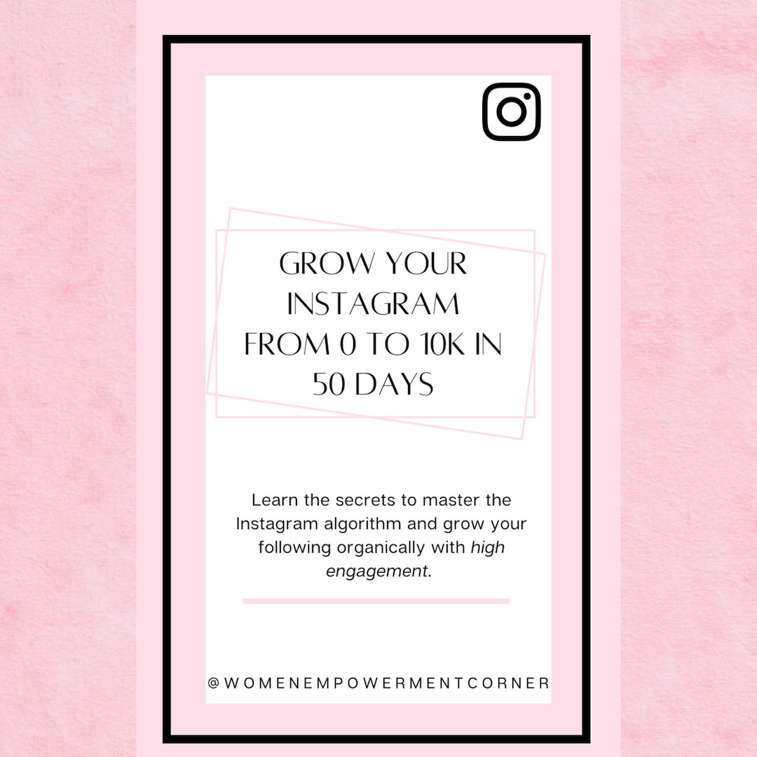 How to Grow Your Instagram, Instagram Growth Ebook, Grow Your Instagram ...