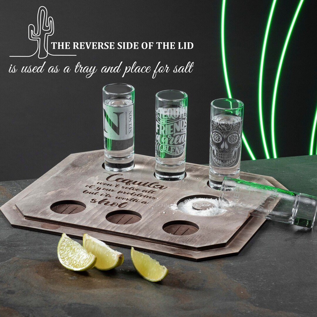 Personalised Shot Glasses Tequila Shot Glasses Set Custom - Etsy