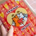 Chunky Tiger Couple Greeting Card, Kawaii Tiger, Anniversary ...